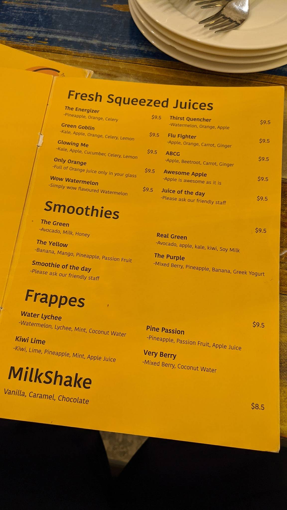 Menu at 7 Grams Restaurant, North Perth