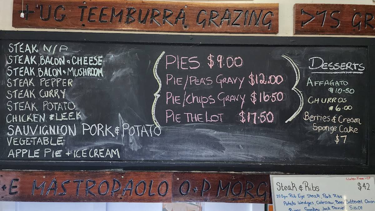 Menu at Pinnacle Family Hotel pub & bar, Pinnacle