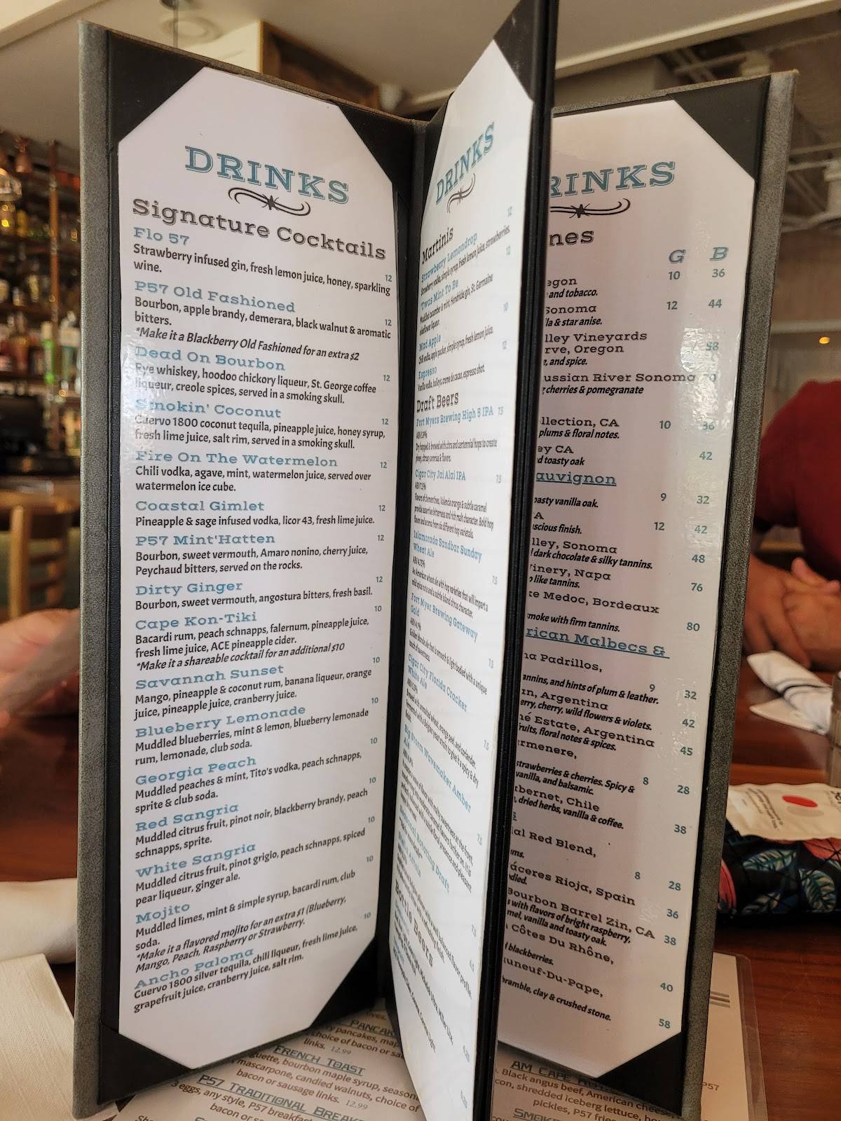 Menu at Point 57 Kitchen & Cocktails restaurant, Cape Coral