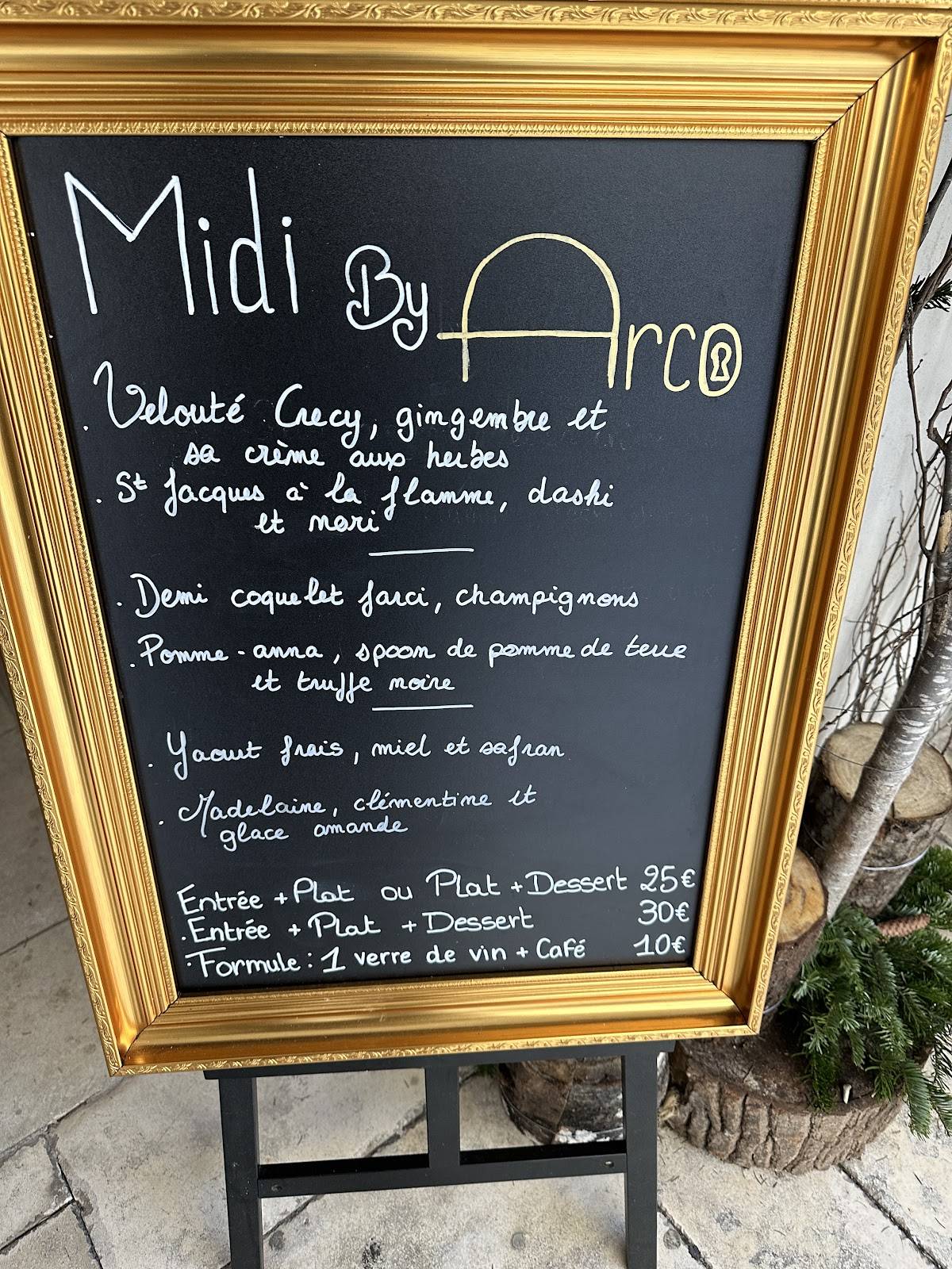 Menu au Restaurant Arco, La Rochelle