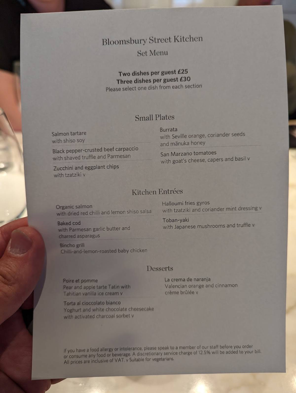 Menu at Bloomsbury Street Kitchen pub & bar, London, 9-13 Bloomsbury St