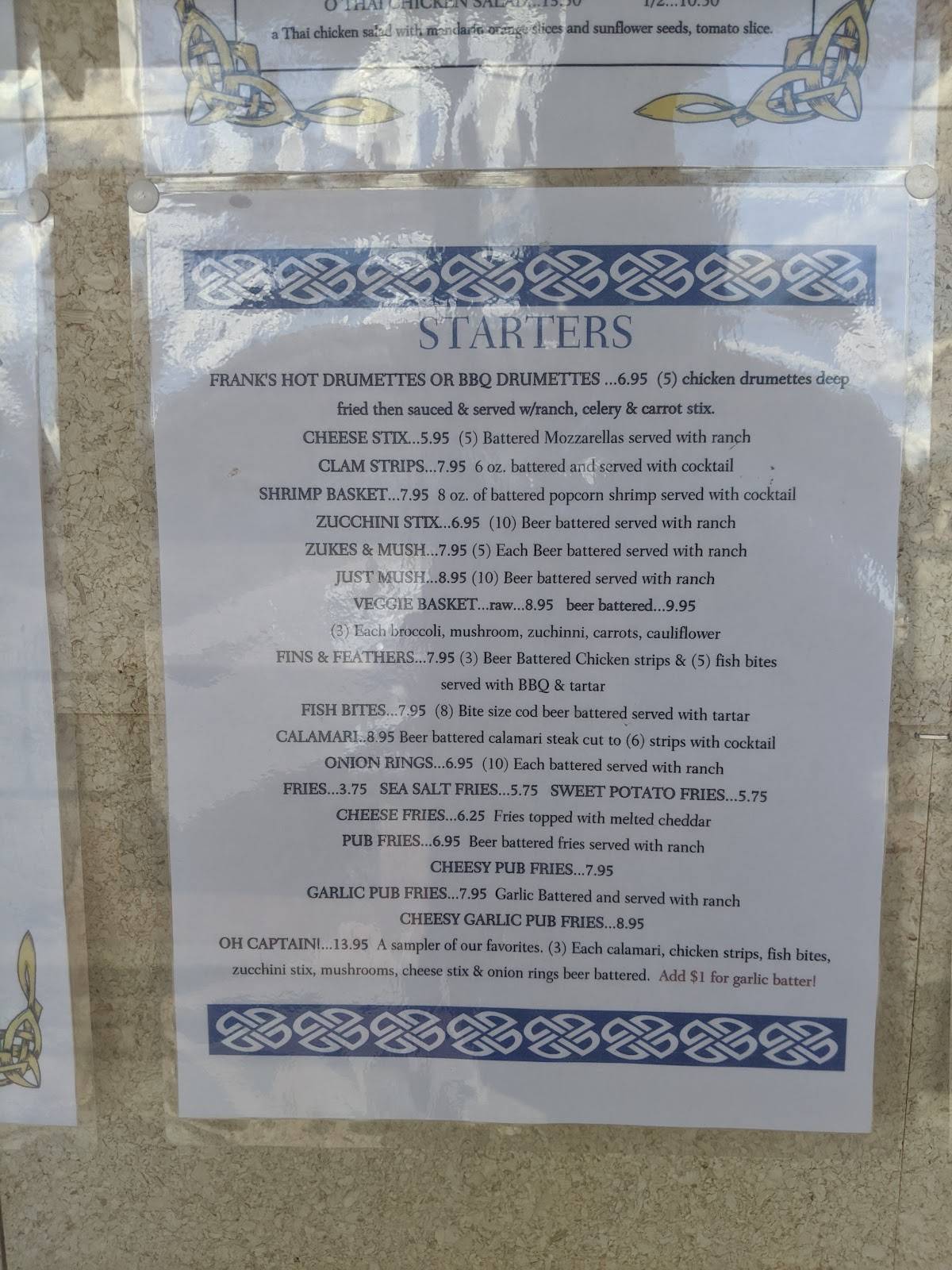 Menu at Hamilton House Pub & Restaurant, Victor
