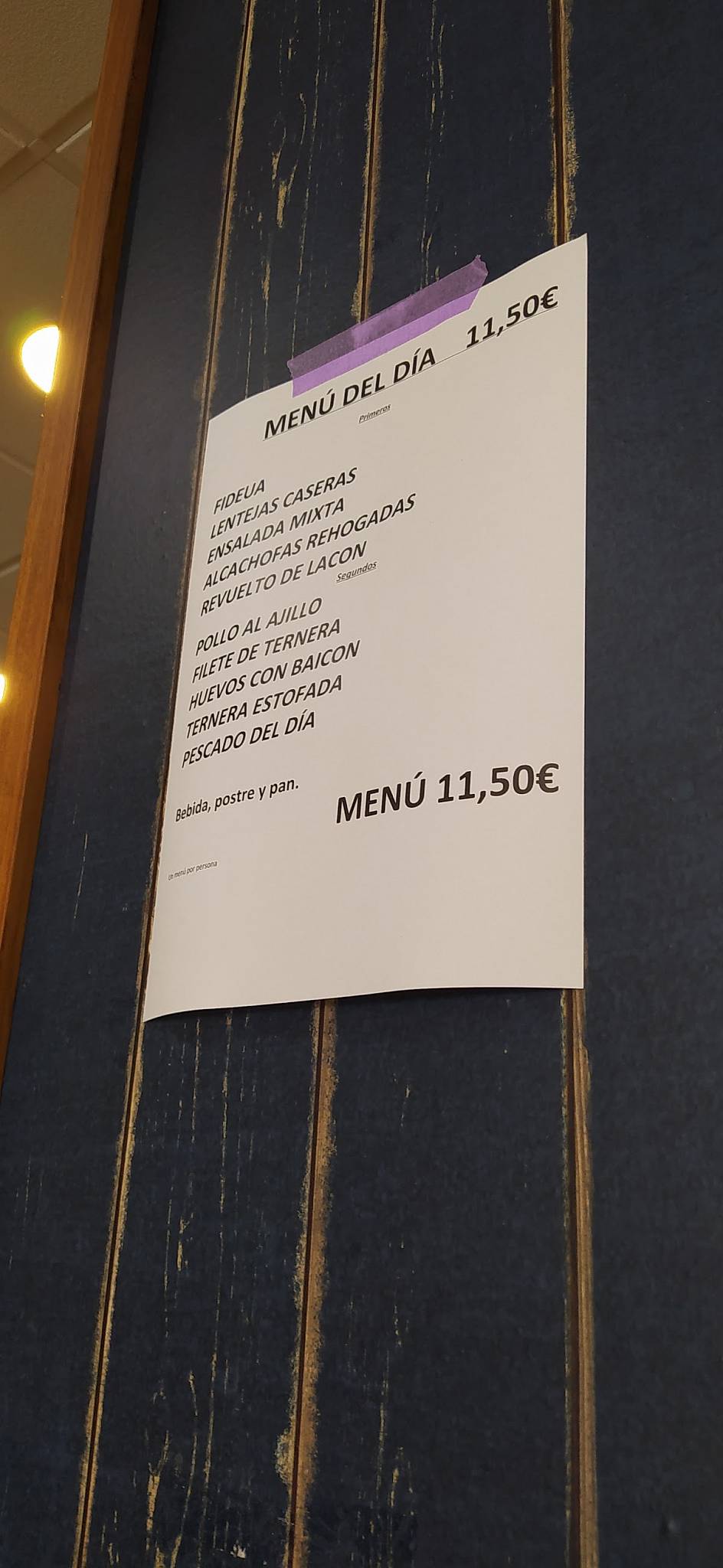 Carta de Restaurante La Mina, Arroyomolinos, C. Carcavillas