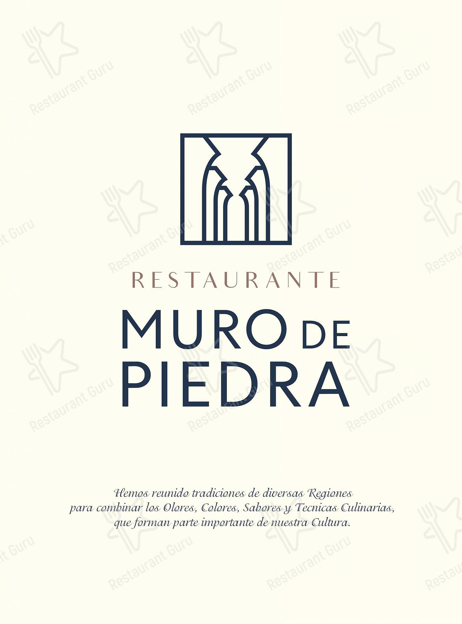 Menu at Restaurante Muro de Piedra, Mexico