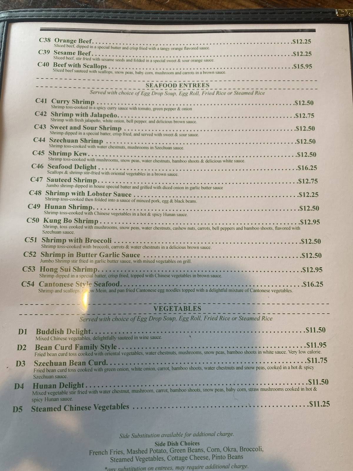 Menu at Piedmont cuisine restaurant, Piedmont