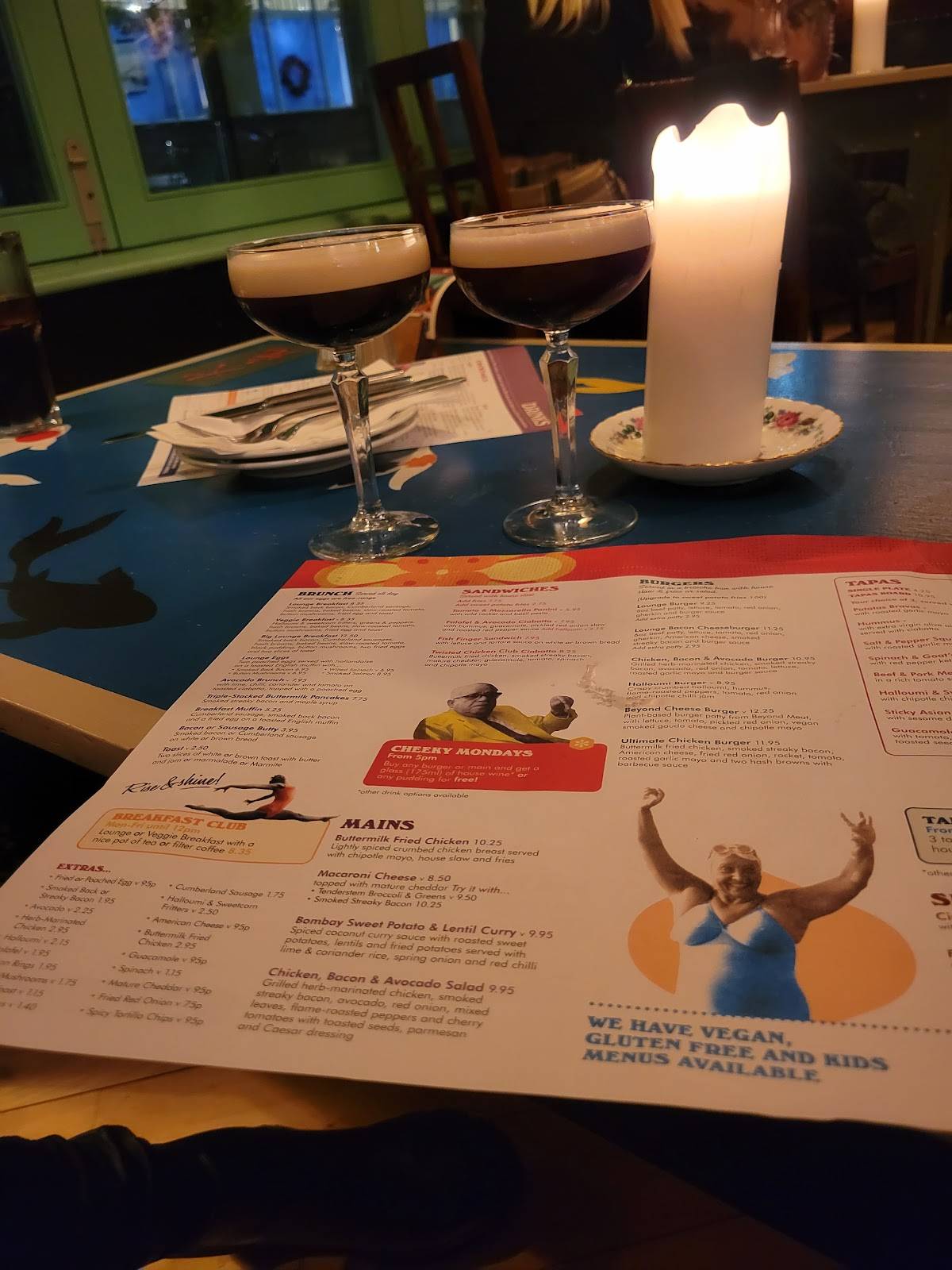 Menu at Ponto Lounge restaurant, Hull