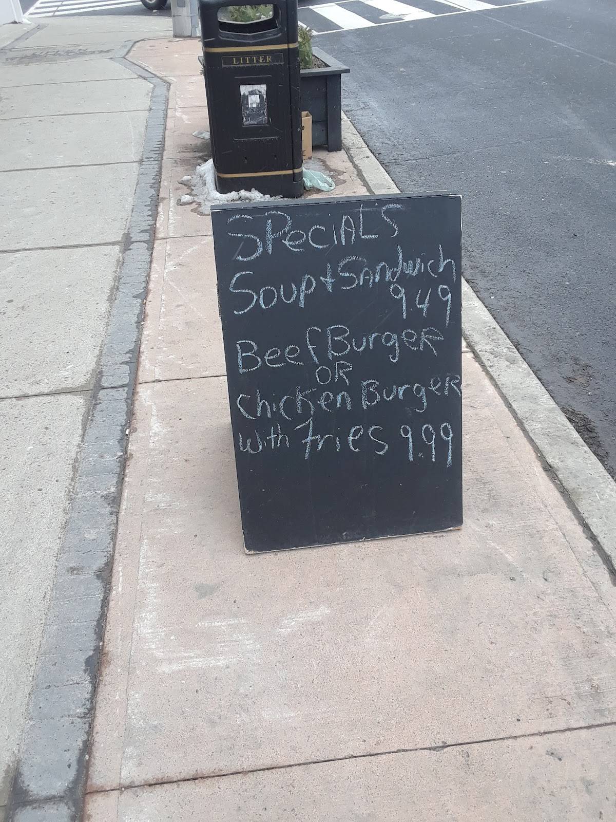 Menu at Stage Diner restaurant, Hamilton