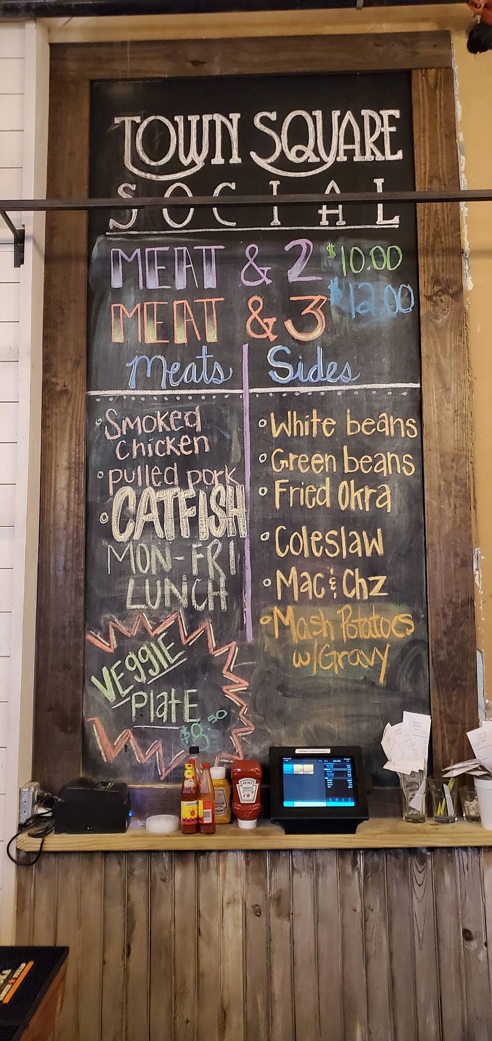 Menu at Town Square Social restaurant, Lebanon, 145 Public Sq