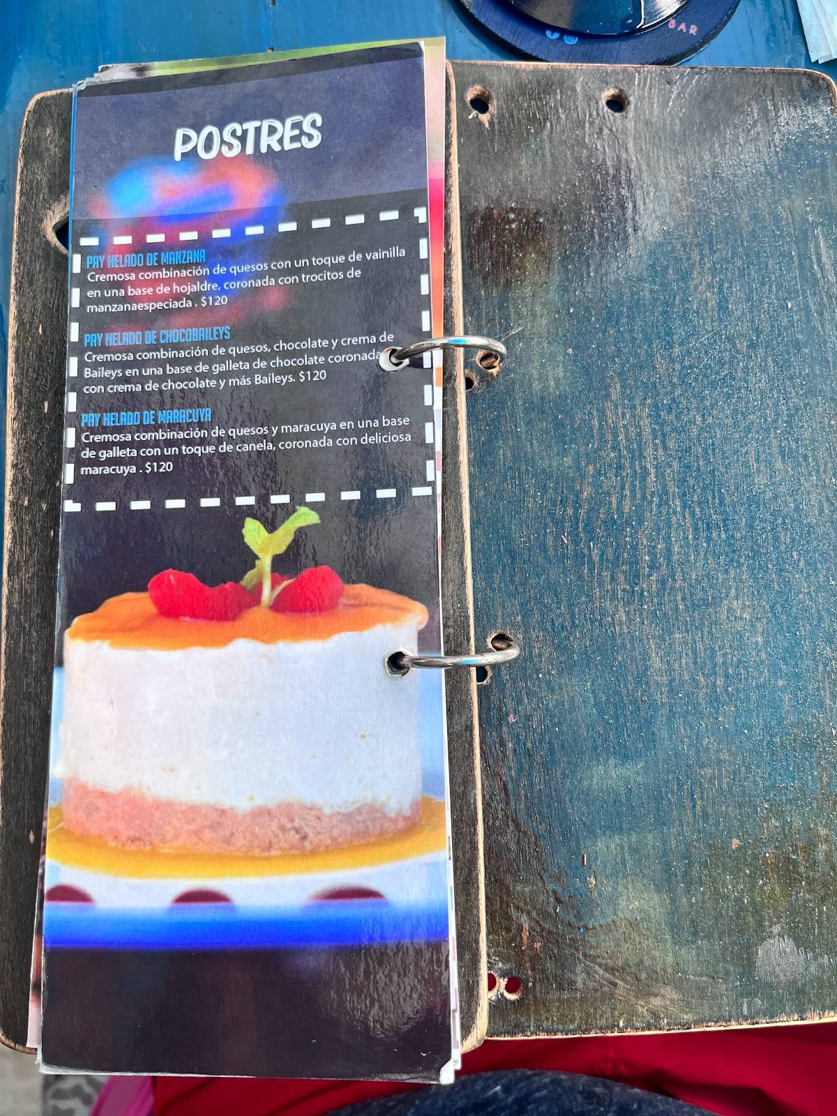 Menu at Tuna Azul Zona Romantica restaurant, Puerto Vallarta