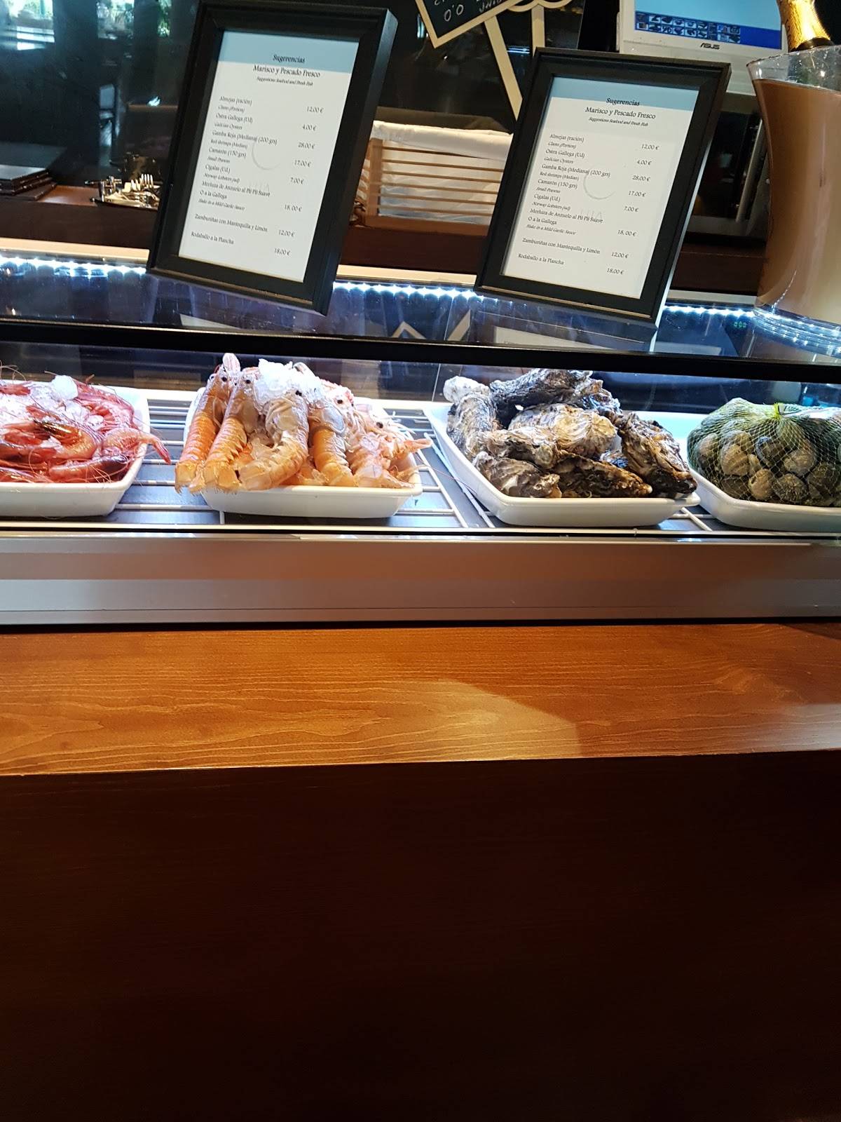 Carta de Restaurante Lua Puerto Rey, Playas de Vera