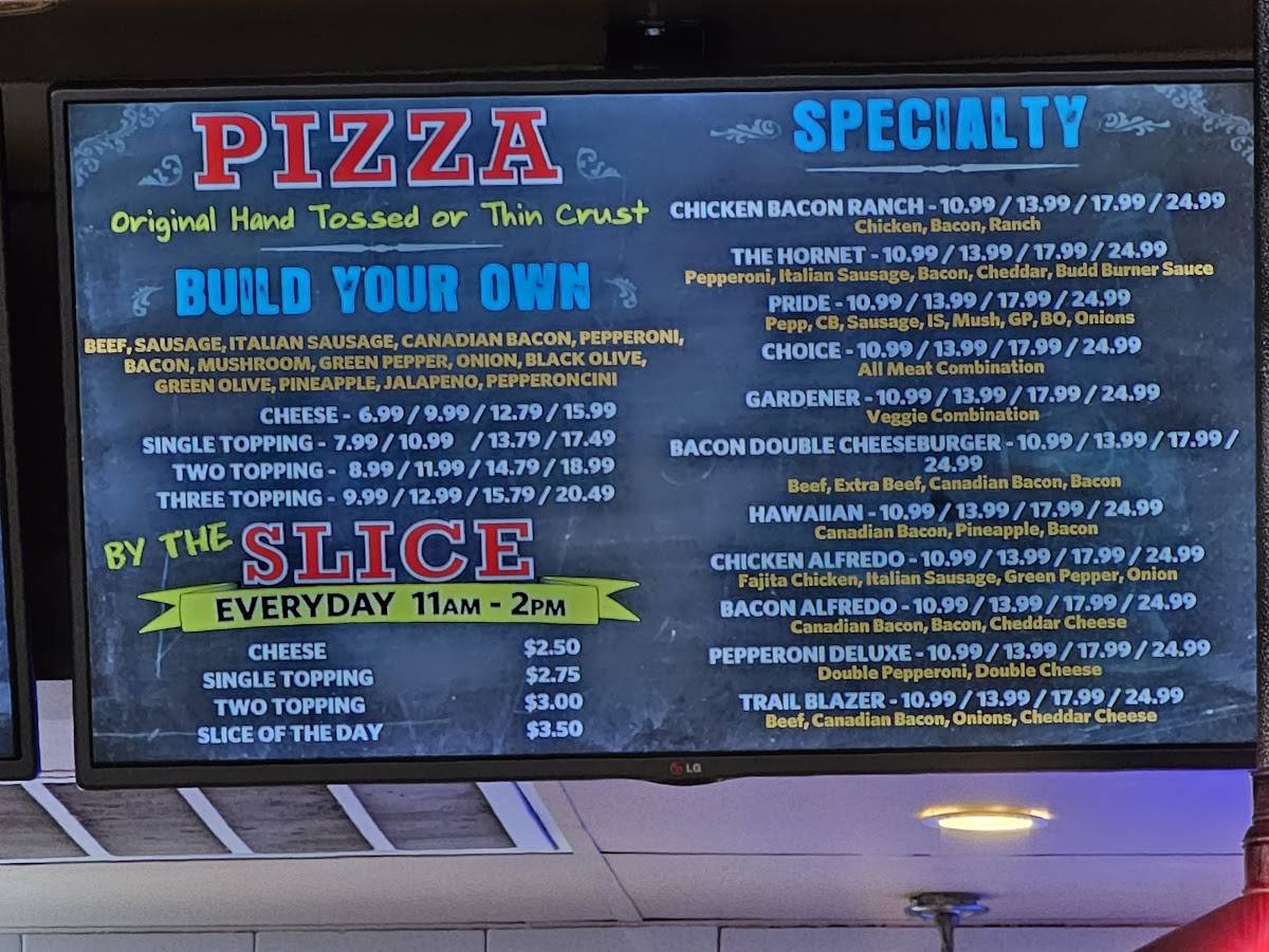 Menu at Rounder's Pizza pizzeria, Tyler, W SW Loop 323