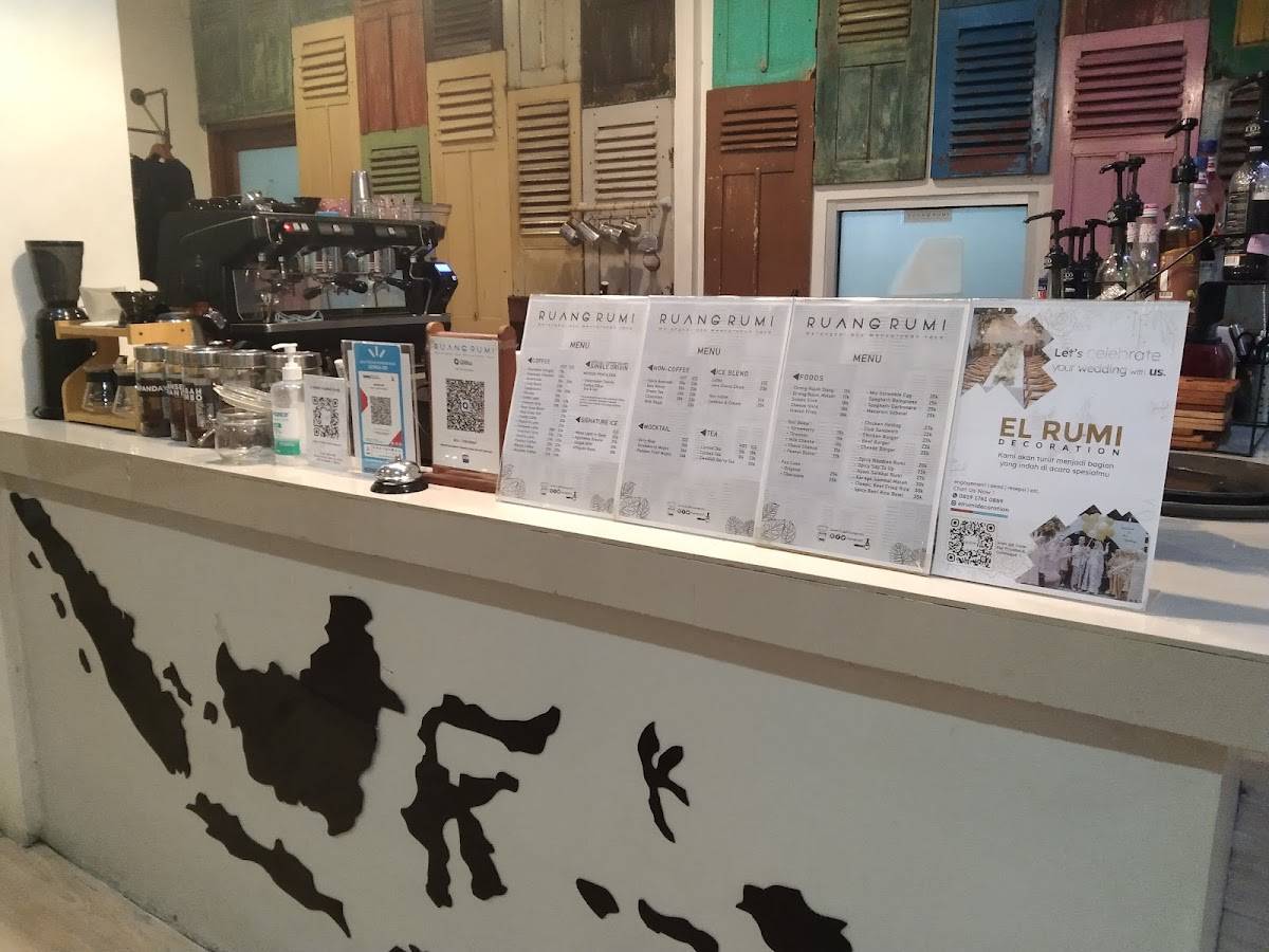 Carta del café Ruang Rumi Coffeshop, Sepatan