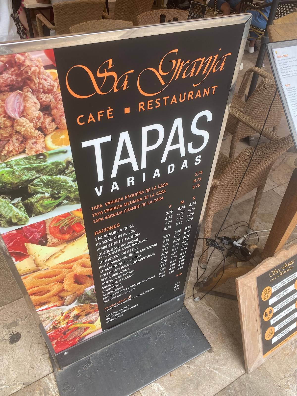 Menu at Sa Granja Cafè - Restaurant, Sóller
