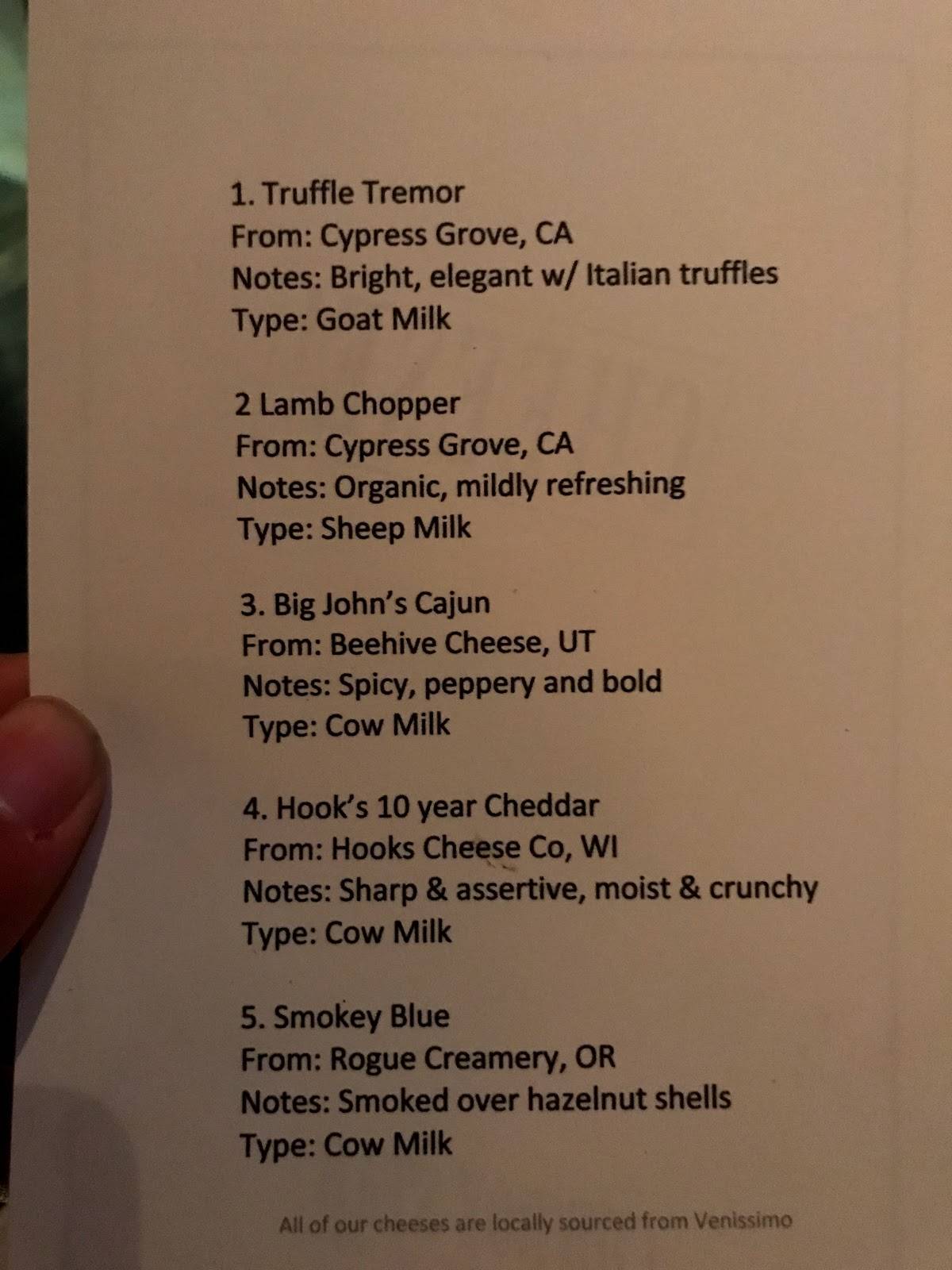 Menu at Cowboy Star Restaurant and Butcher Shop, San Diego