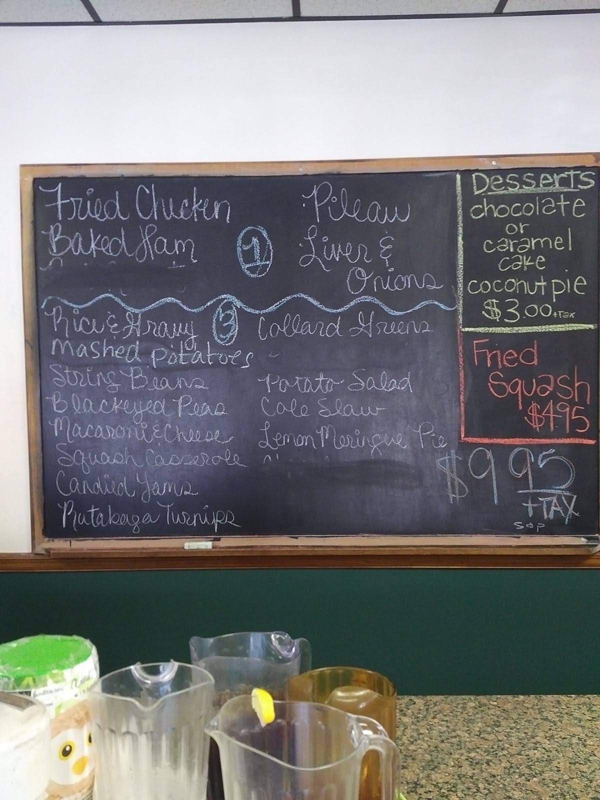 Menu at Shady Rest Family Restaurant, Johnsonville