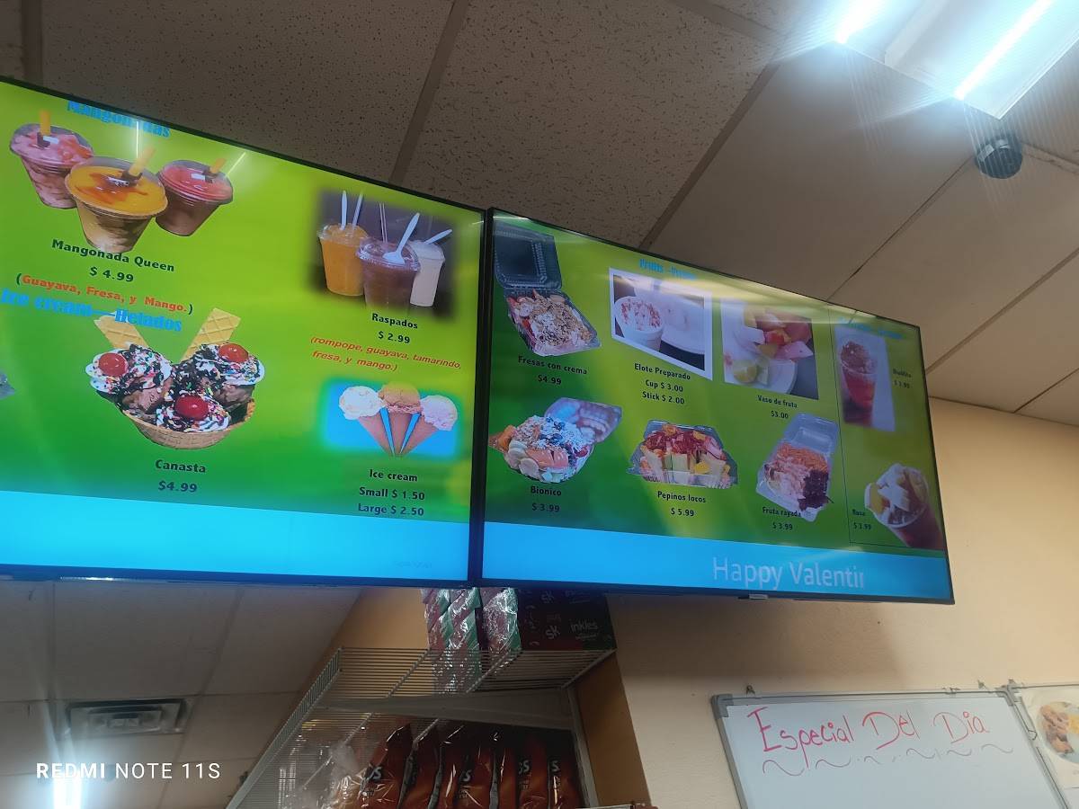 Menu at Sheila's Bakery, Pontiac