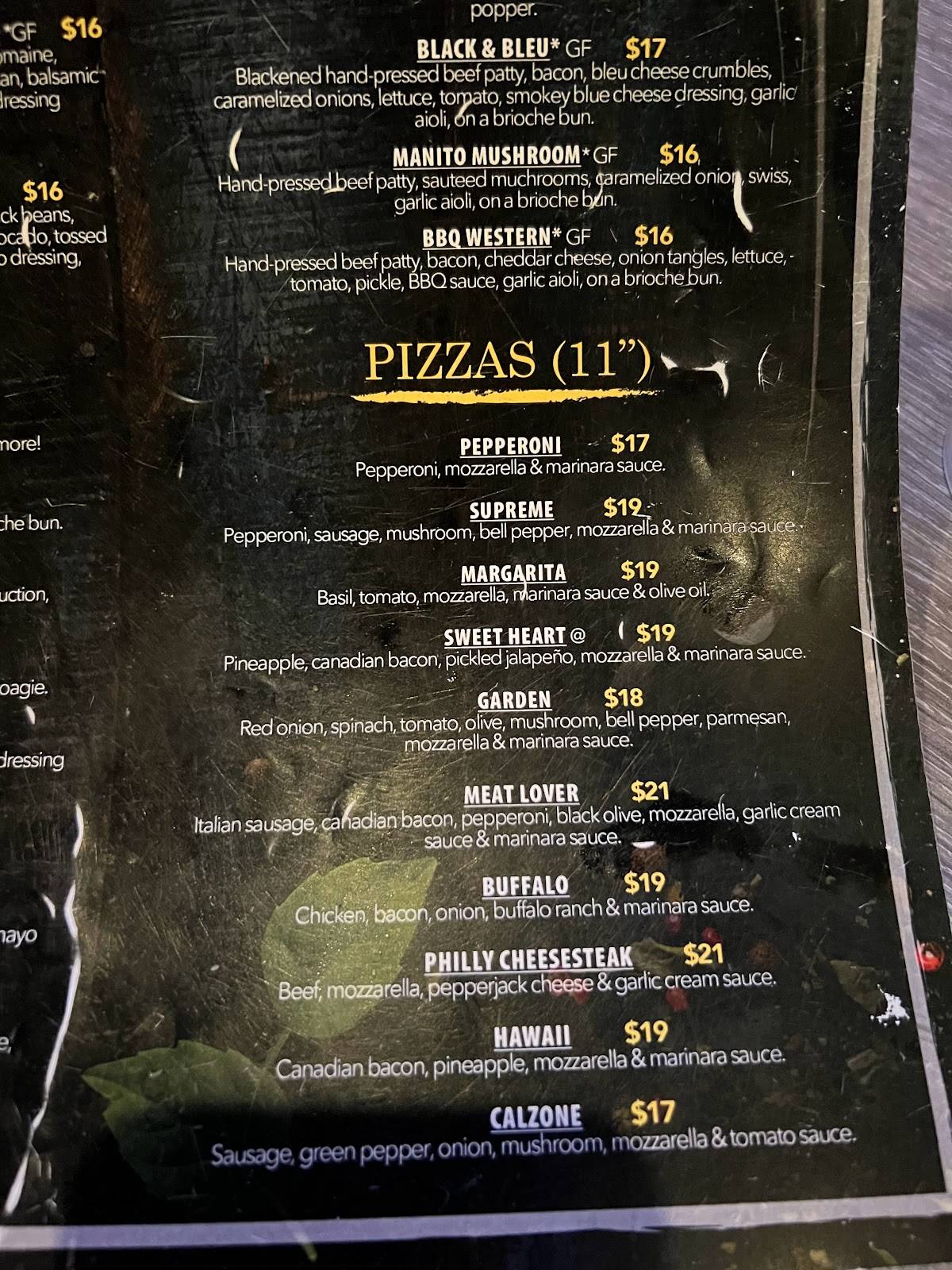 Menu at South Hill Grill restaurant, Spokane, E 57th Ave