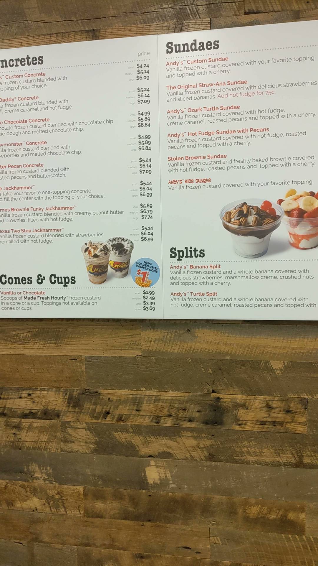 Menu at Stanley's Famous Pit Barbecue, Tyler