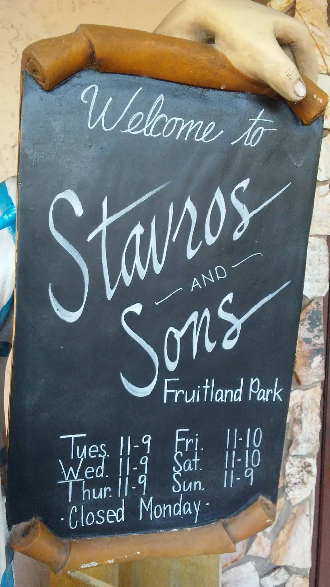 Menu at Stavros and Sons Fruitland Park pizzeria, Fruitland Park