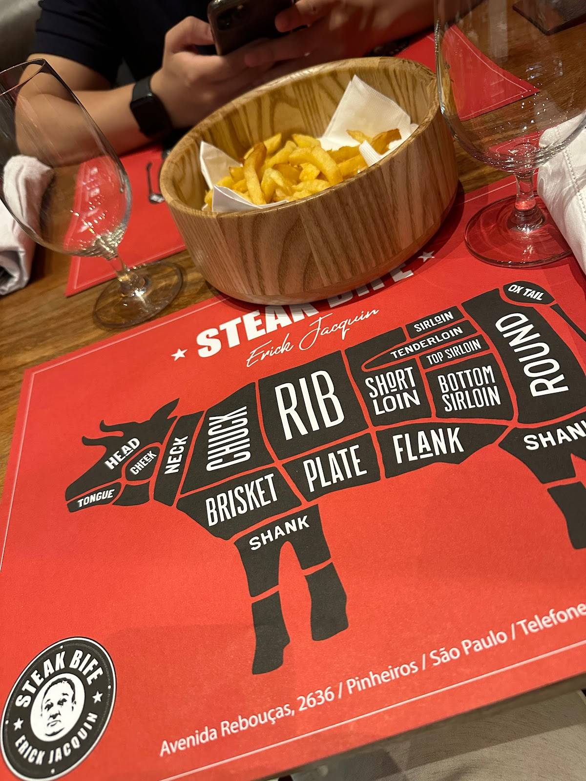 Menu at Steak Bife - Chef Erick Jacquin (Rebouças) steakhouse, São Paulo