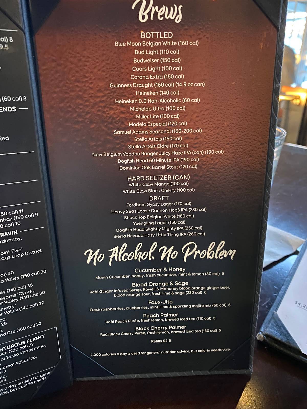 Menu at Chart House Prime steakhouse, Annapolis