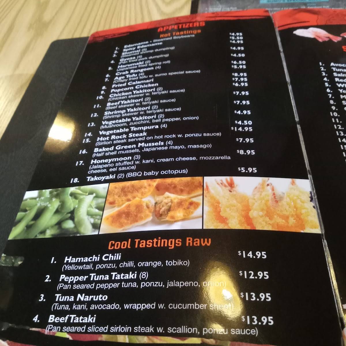 Menu at Sumo Sushi All You Can Eat & Bubble Tea restaurant, Houston