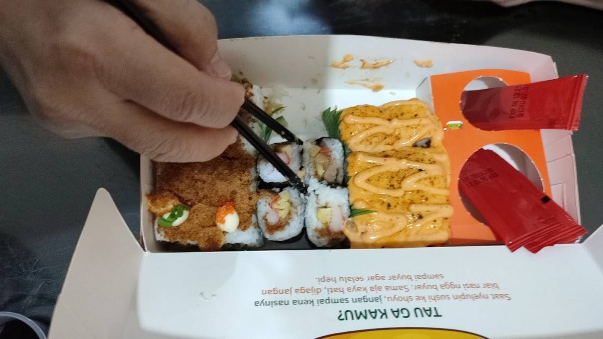 Menu at Sushi Yay! restaurant, West Jakarta