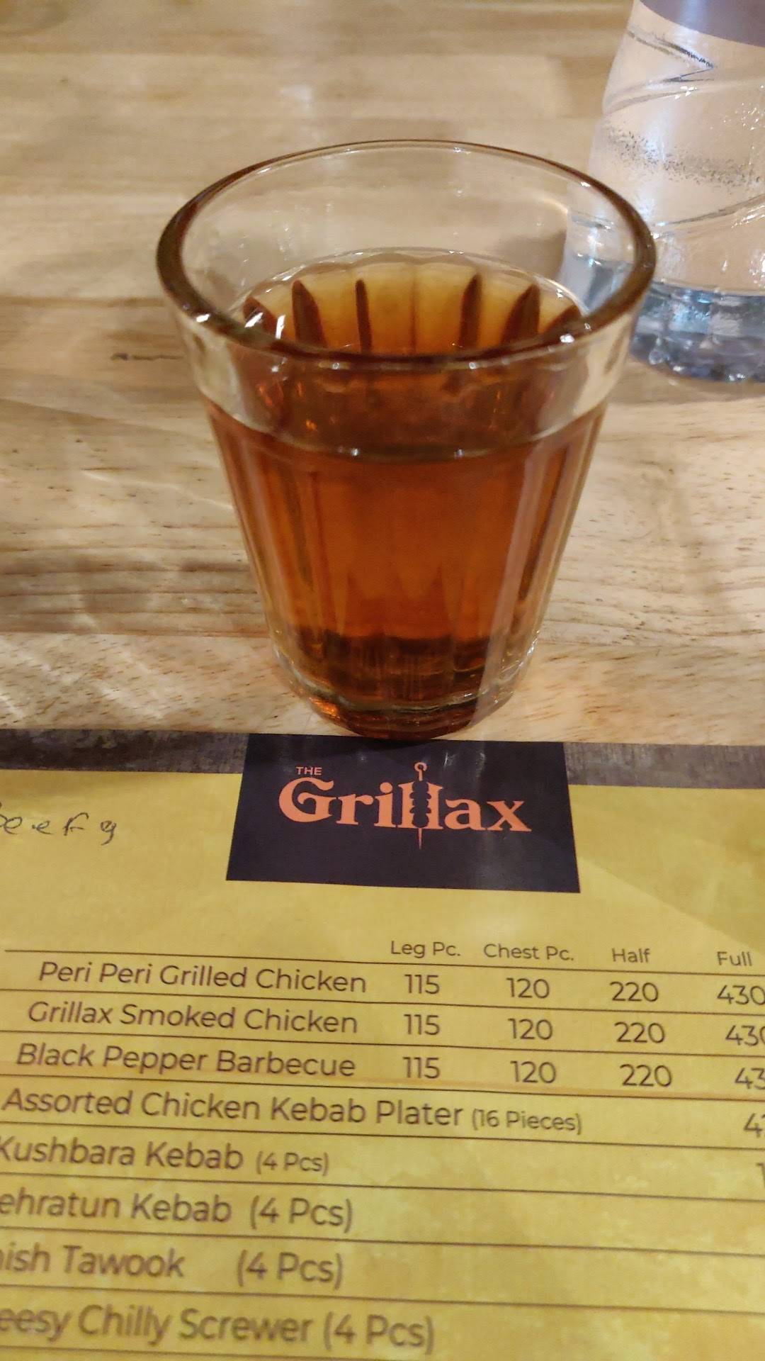 Menu at THE Grillax Methottuthazham, Kozhikode, Pottammal ...
