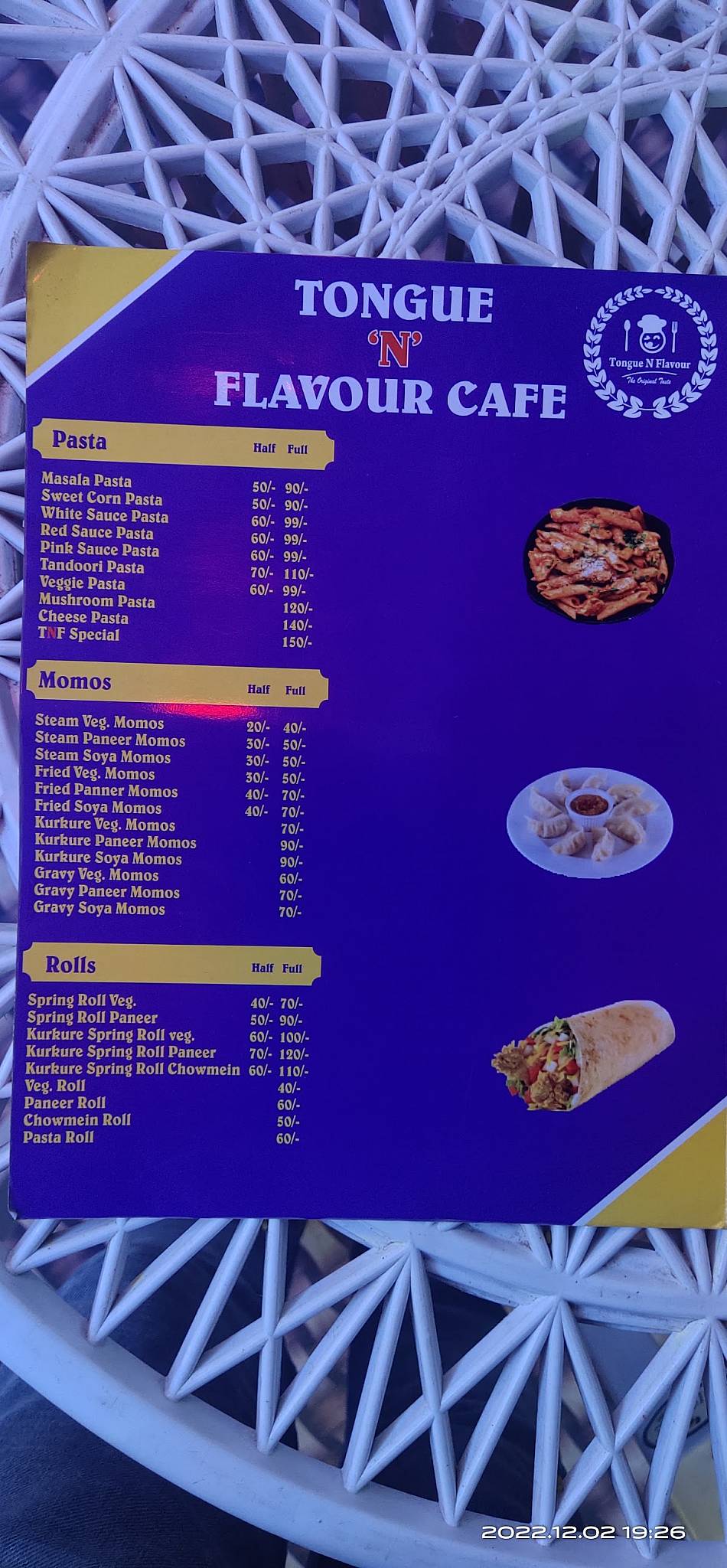 Menu at TONGUE N FLAVOUR CAFE, Gurugram