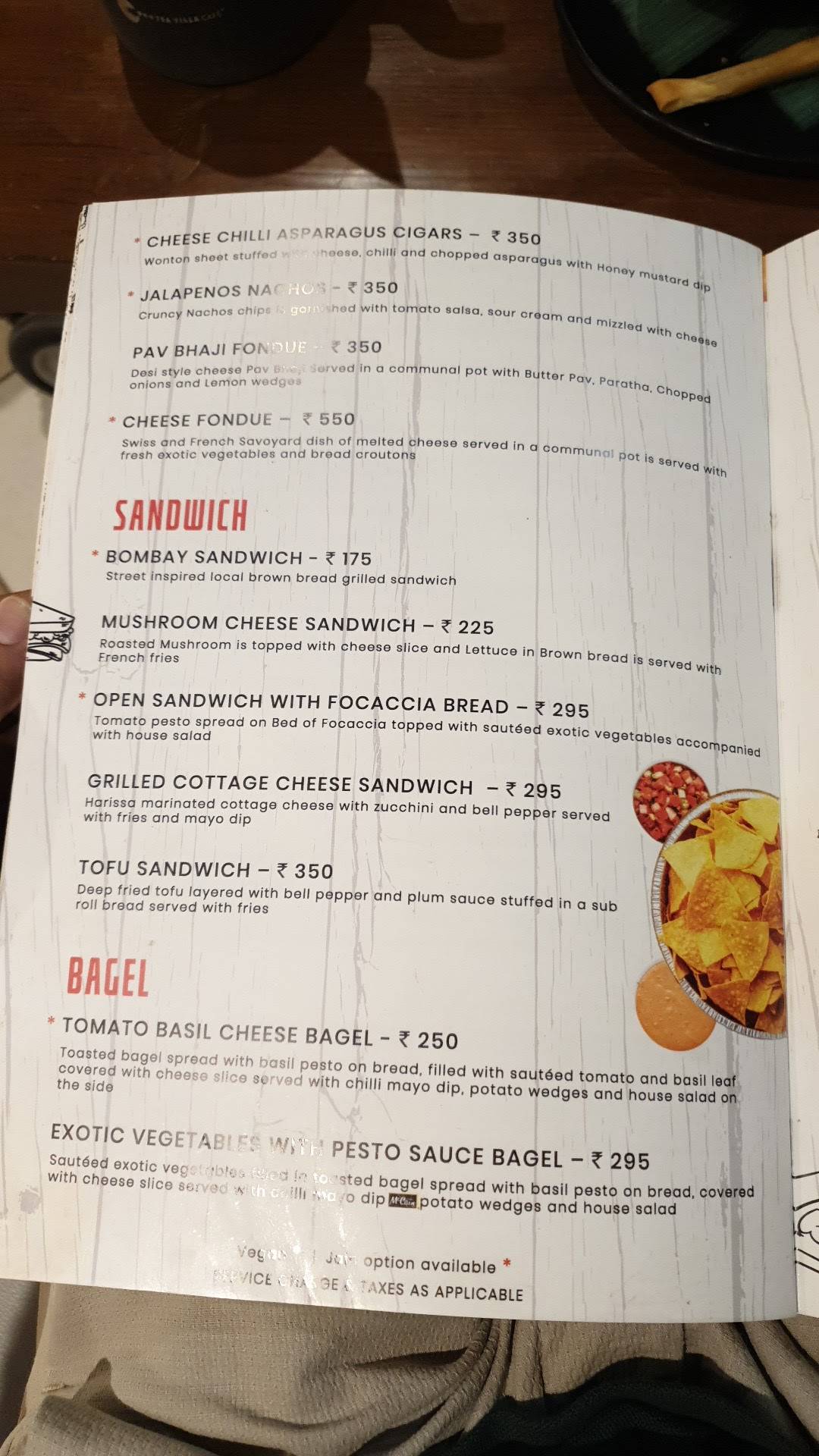 Menu at Tea Villa Cafe High Street Phoenix, Mumbai