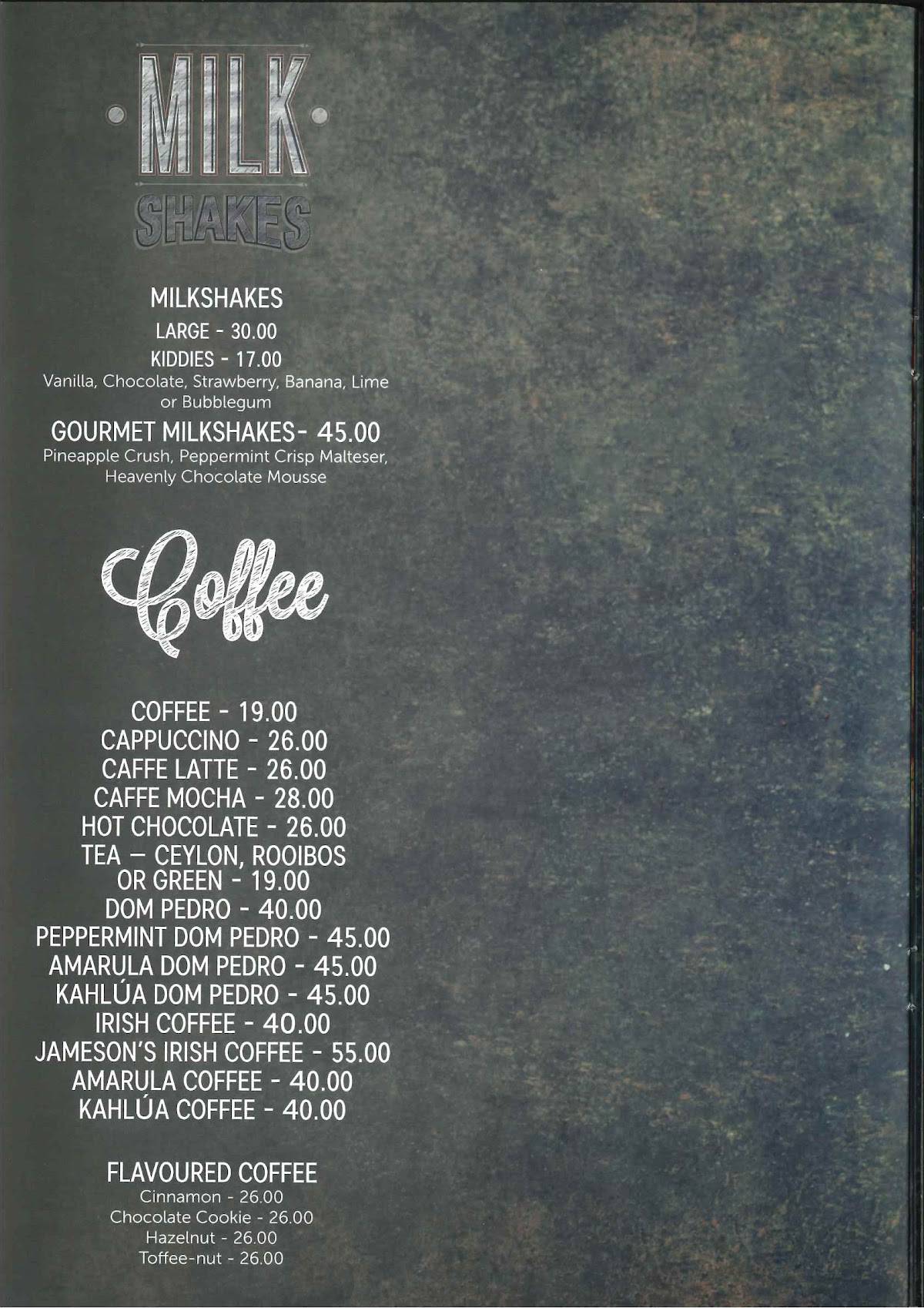 Menu at The Beef Baron Grillhouse, Bethlehem