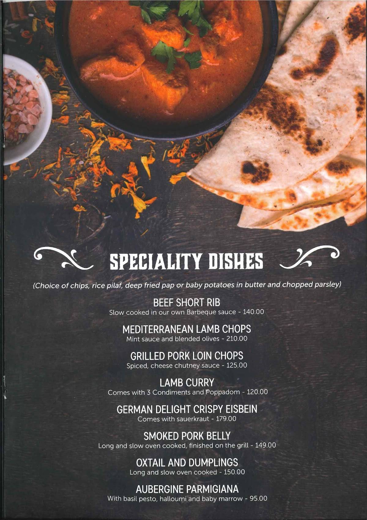 Menu at The Beef Baron Grillhouse, Bethlehem