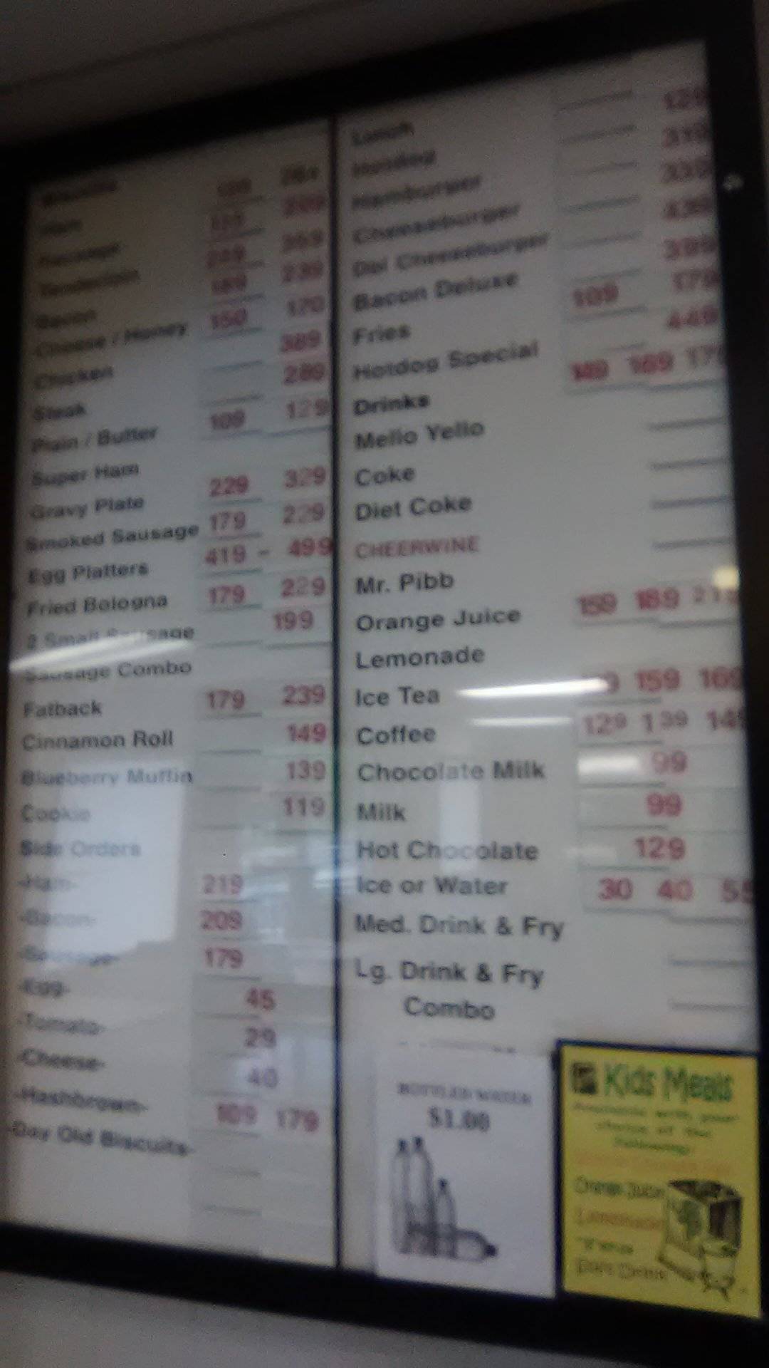 Menu at The Biscuit Company restaurant, Asheboro