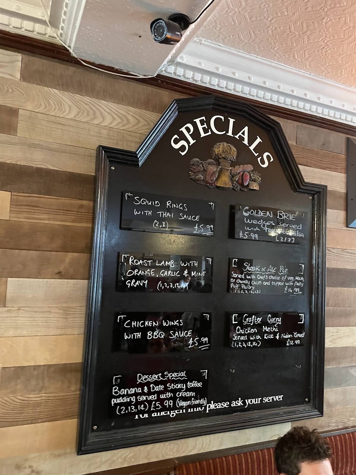 Menu at The Crofter Bar and Restaurant, Fort William
