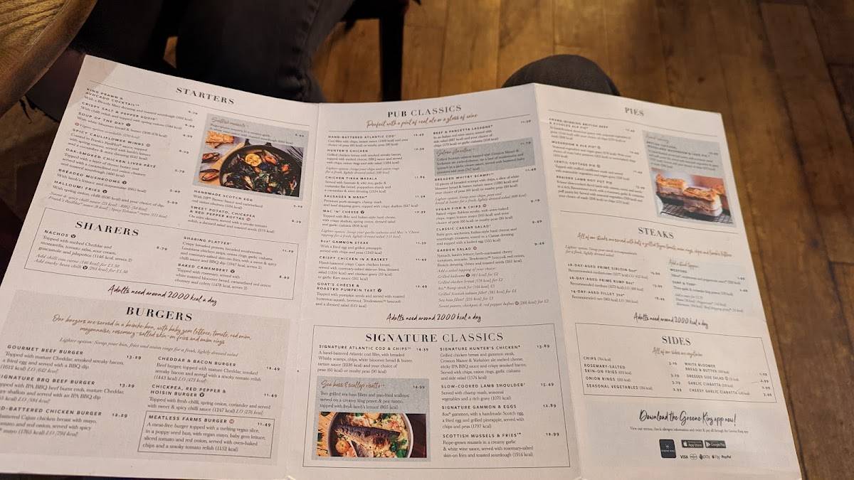 Menu at The Ely pub & bar, Blackwater