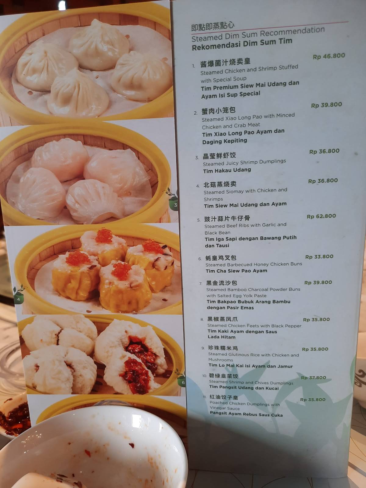Menu at The Leaf Restaurant @The Quantis Clubhouse, BSD City, South ...