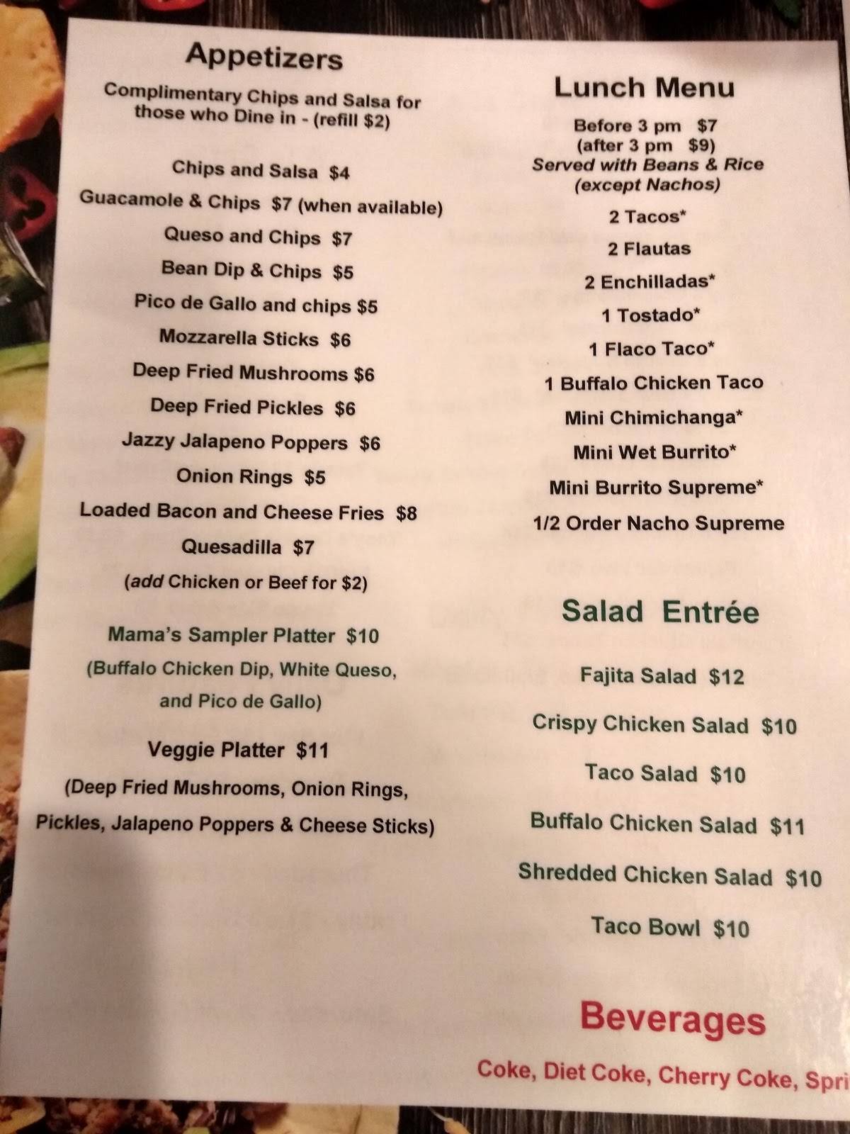 Menu at The Taste of Bay City restaurant, Bay City