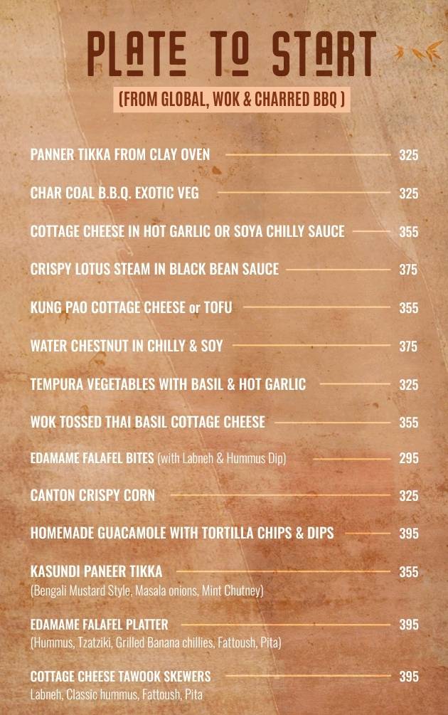 Menu at The Wan Nestz Resto & Cafe, Surat