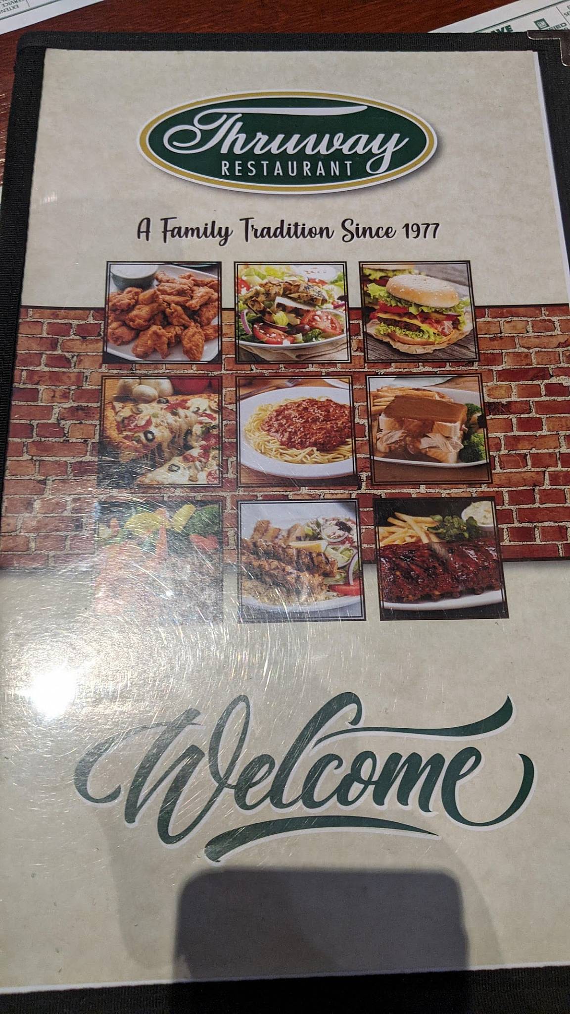 Menu at Thruway Restaurant, Carleton Place