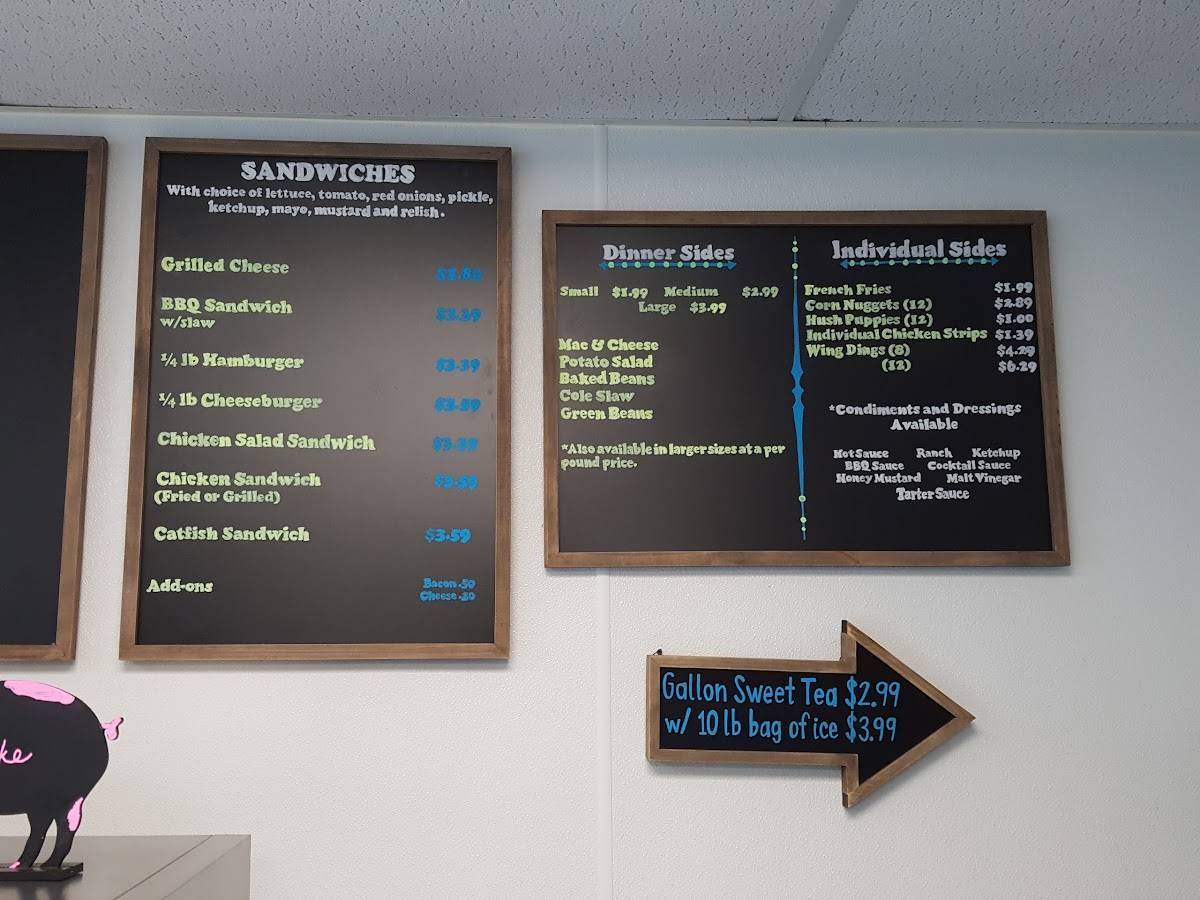 Menu at Topside Catering & Deli restaurant, Camden