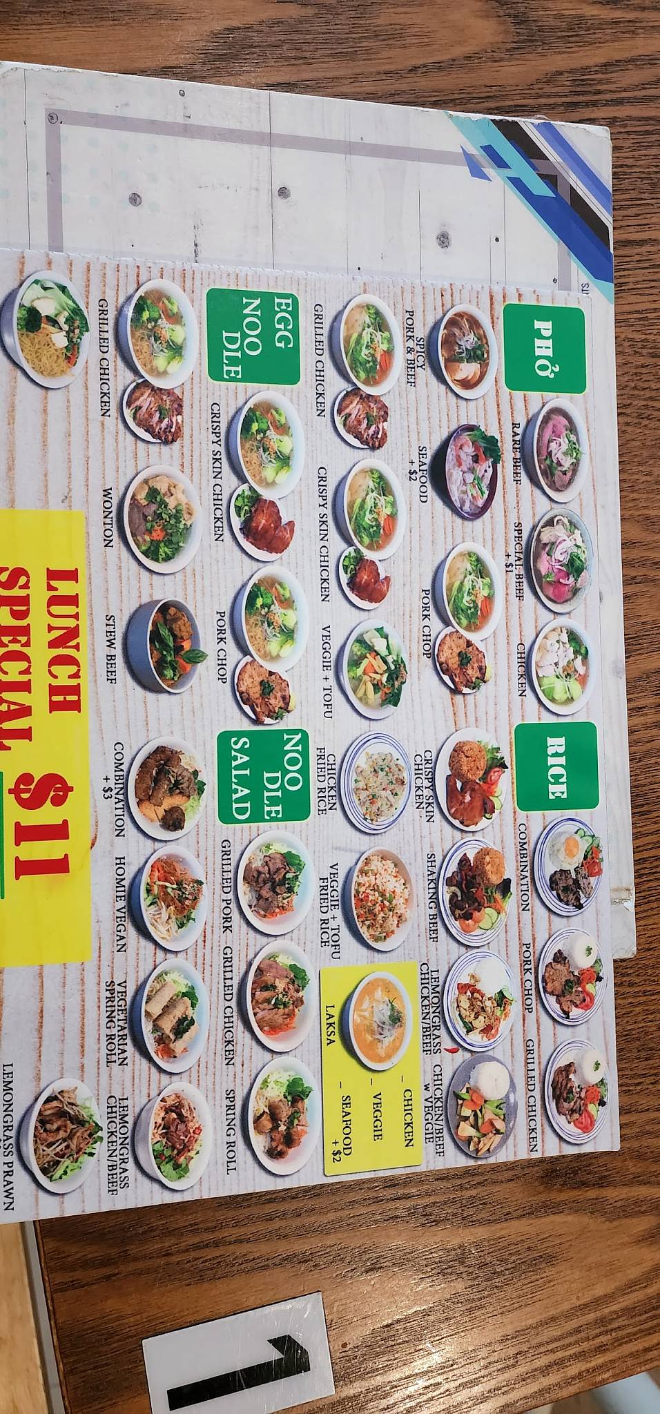 Menu at Viet Senses restaurant, Bondi Junction