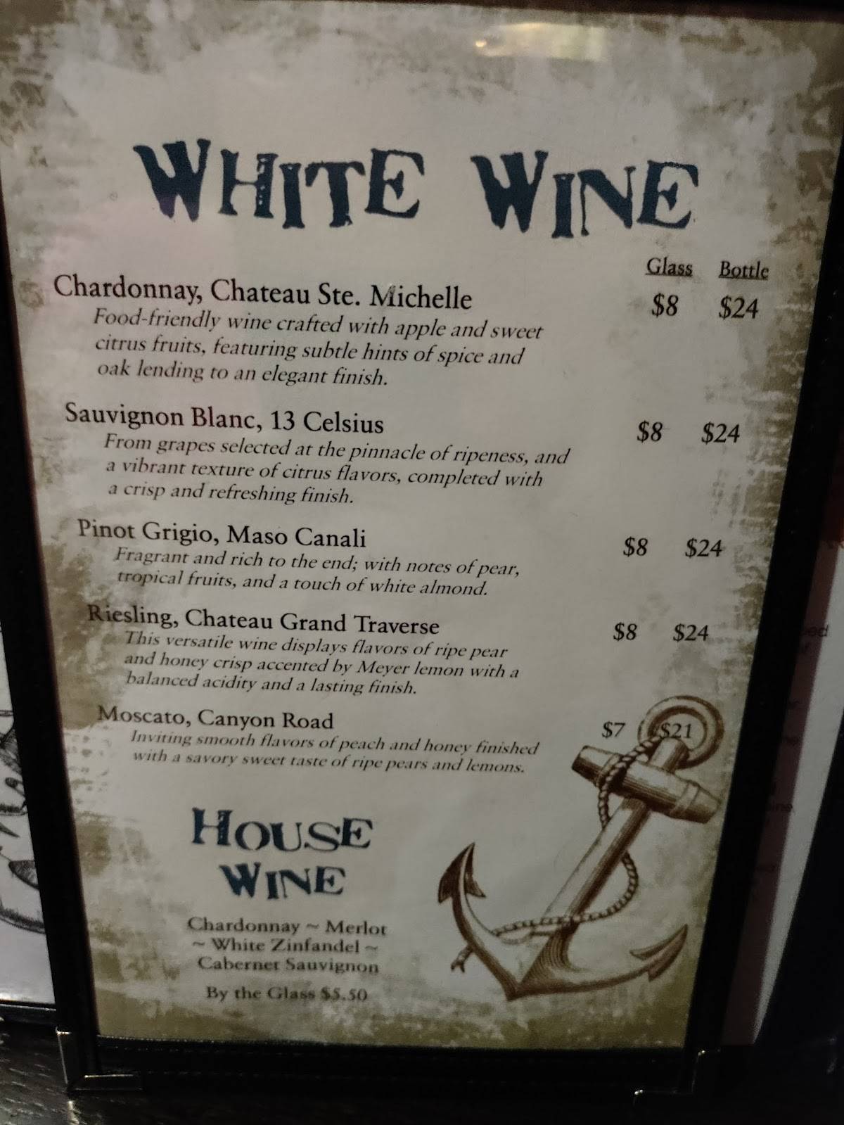 Menu at Whitey's Restaurant & Take Out, Davison