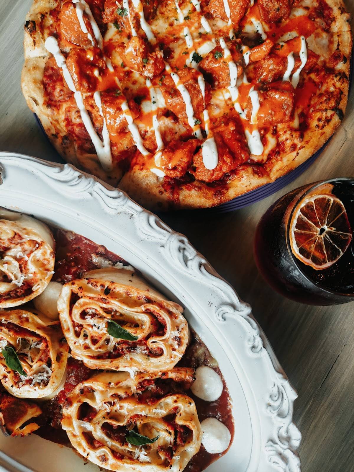 Carta de pizzería Yulia, Monterrey