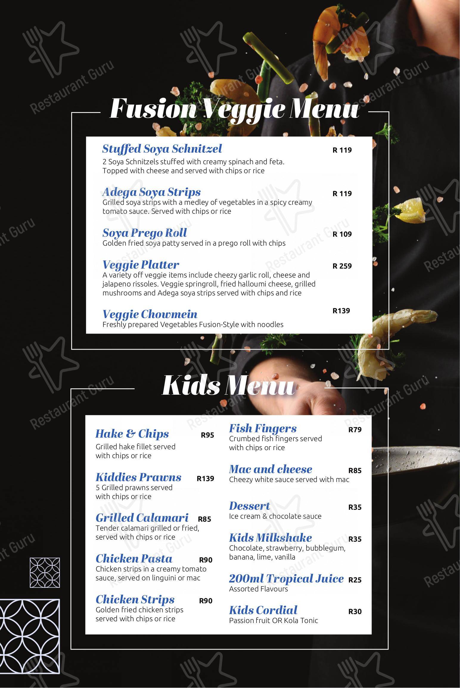 Menu at ADEGA EXPRESS SANDTON CITY restaurant, Sandton, 116 Sandton Dr