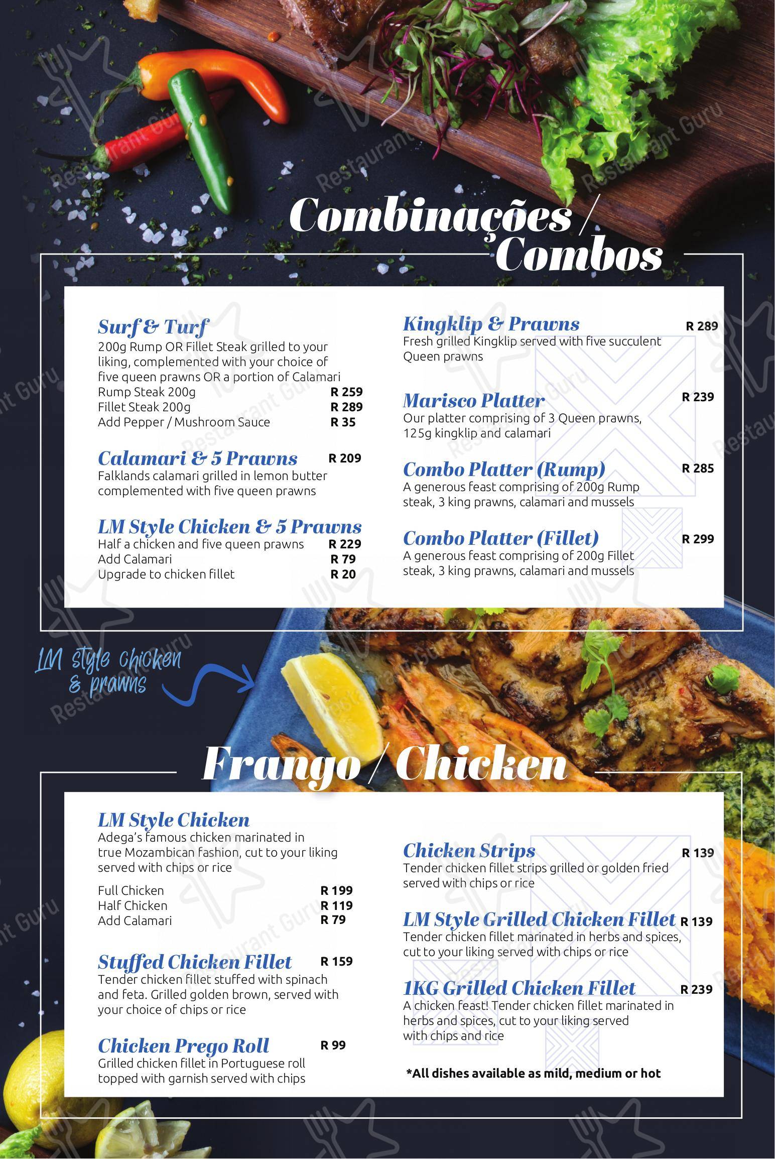 Menu at ADEGA EXPRESS SANDTON CITY restaurant, Sandton, 116 Sandton Dr