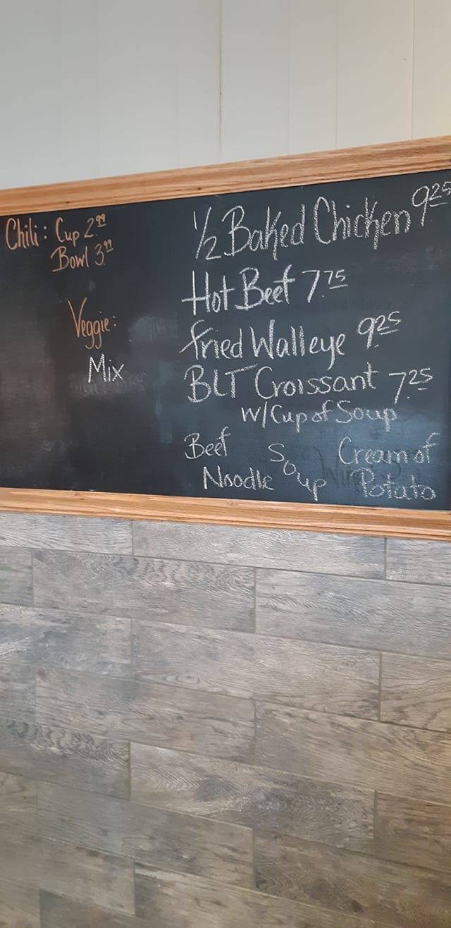 Menu at Arcade Cafe, Paxton