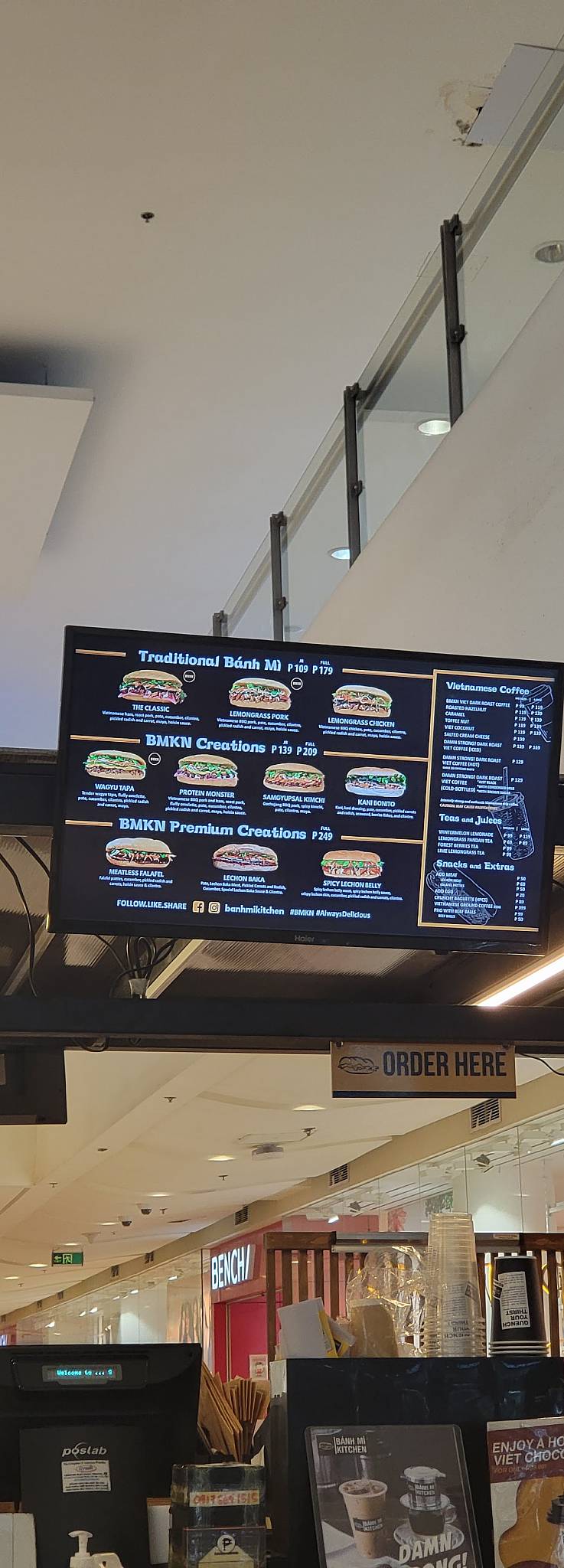 Menu at Bánh Mì Kitchen - Ayala Center Cebu restaurant, Cebu City