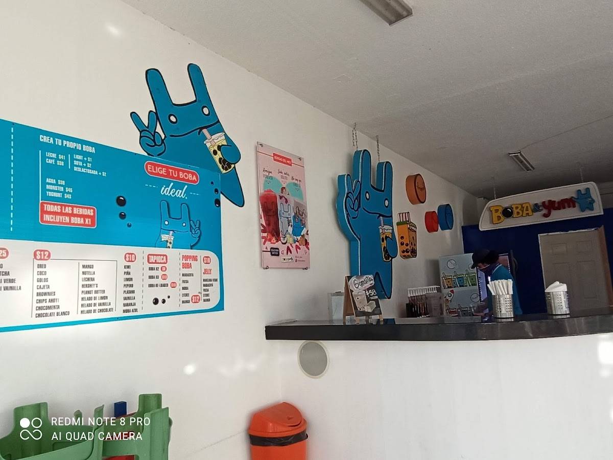 Carta del postres BOBA & YUM Bebidas Con Tapioca Aguascalientes ...