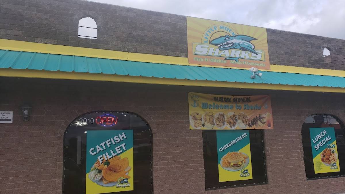 Menu at Sharks Fish & Chicken restaurant, Beebe