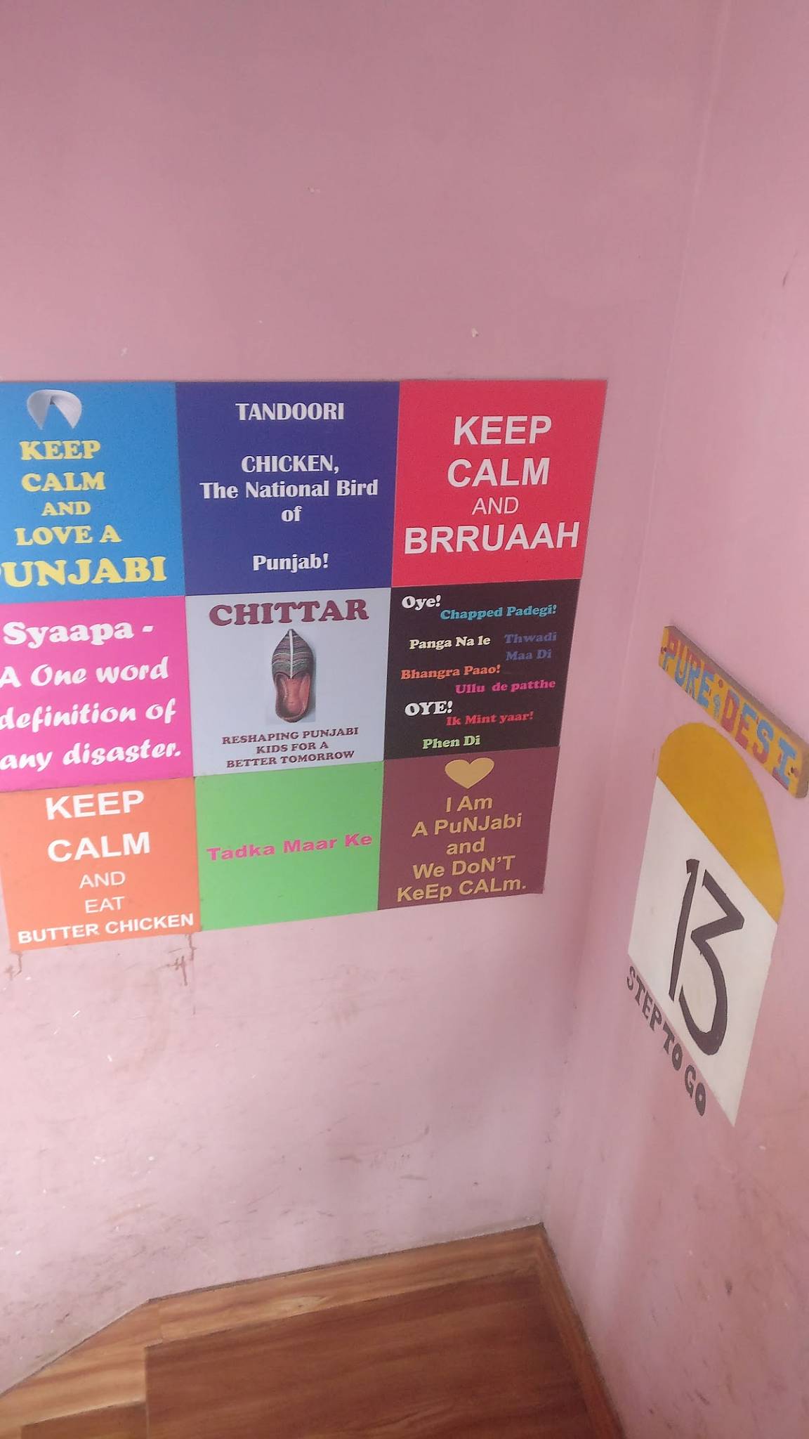 Menu at Bathinda Junction HSR, Bengaluru, 16